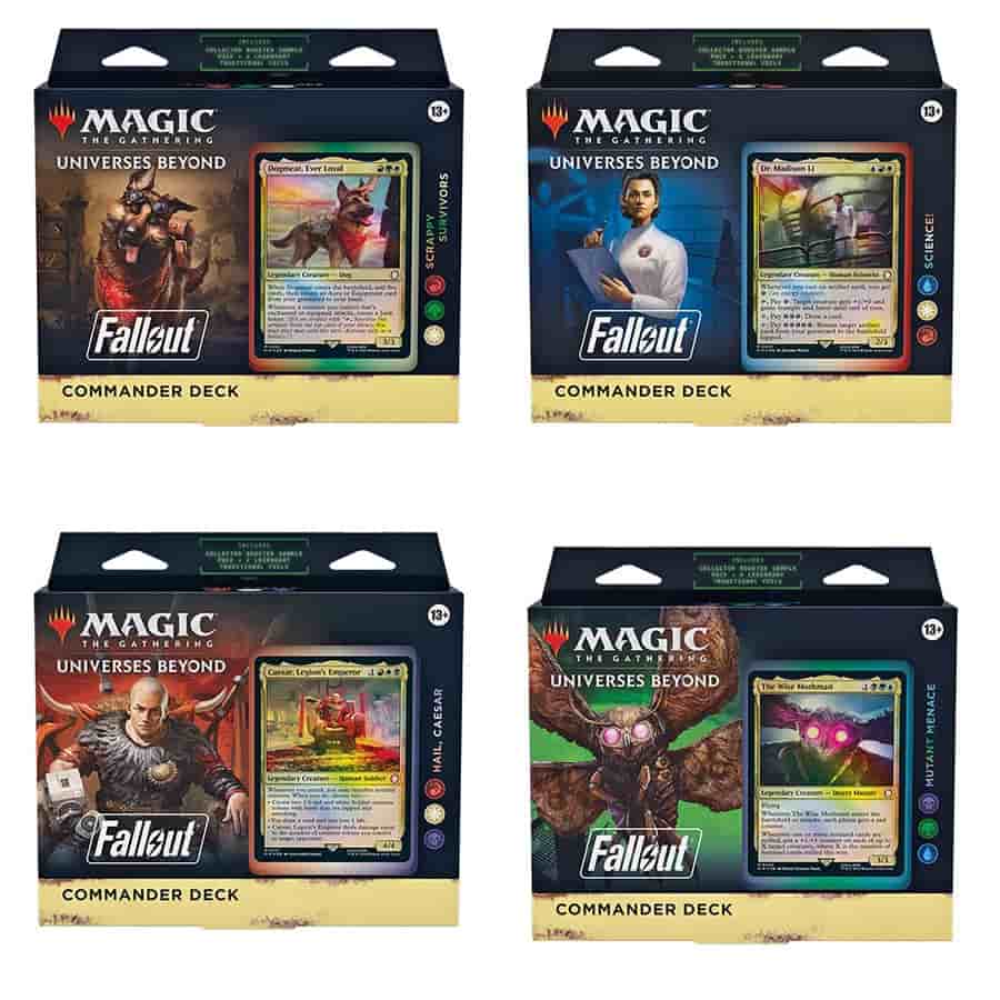 MTG: Universes Beyond: Fallout: Commander Decks | Night Owl Games
